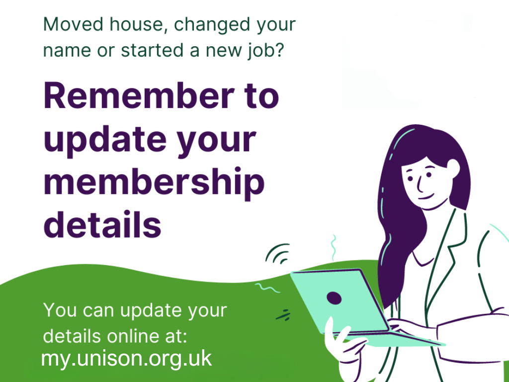 Update your details – Solihull UNISON